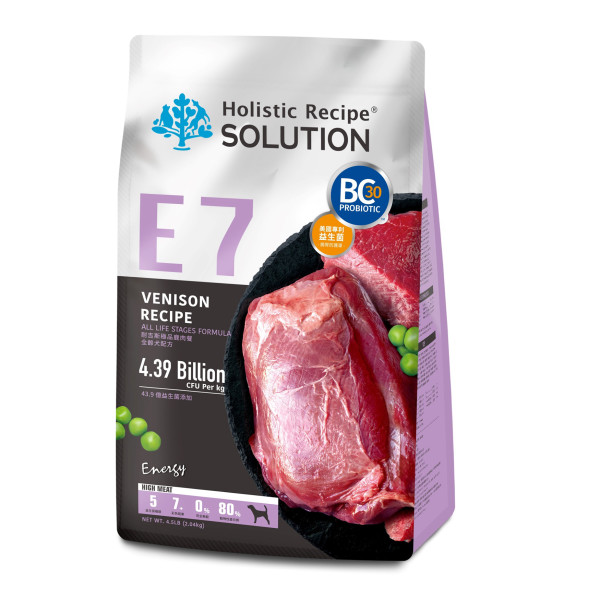【耐吉斯 Solution】E7 極品鹿肉餐 全齡犬 4.5磅 (狗飼料)
